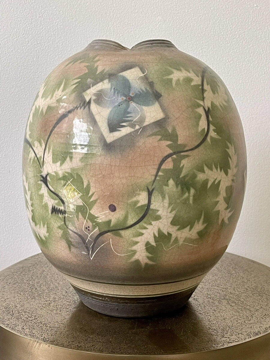Monumental Jamie Davis Studio Art Pottery 1980s Postmodern Raku Cerami ...